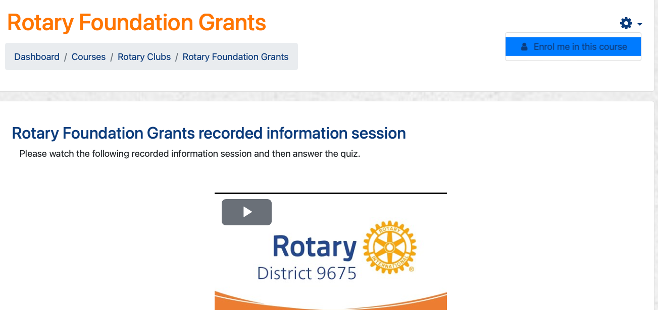 Instructions for enrolling in the course and completing the quiz | MyLearning